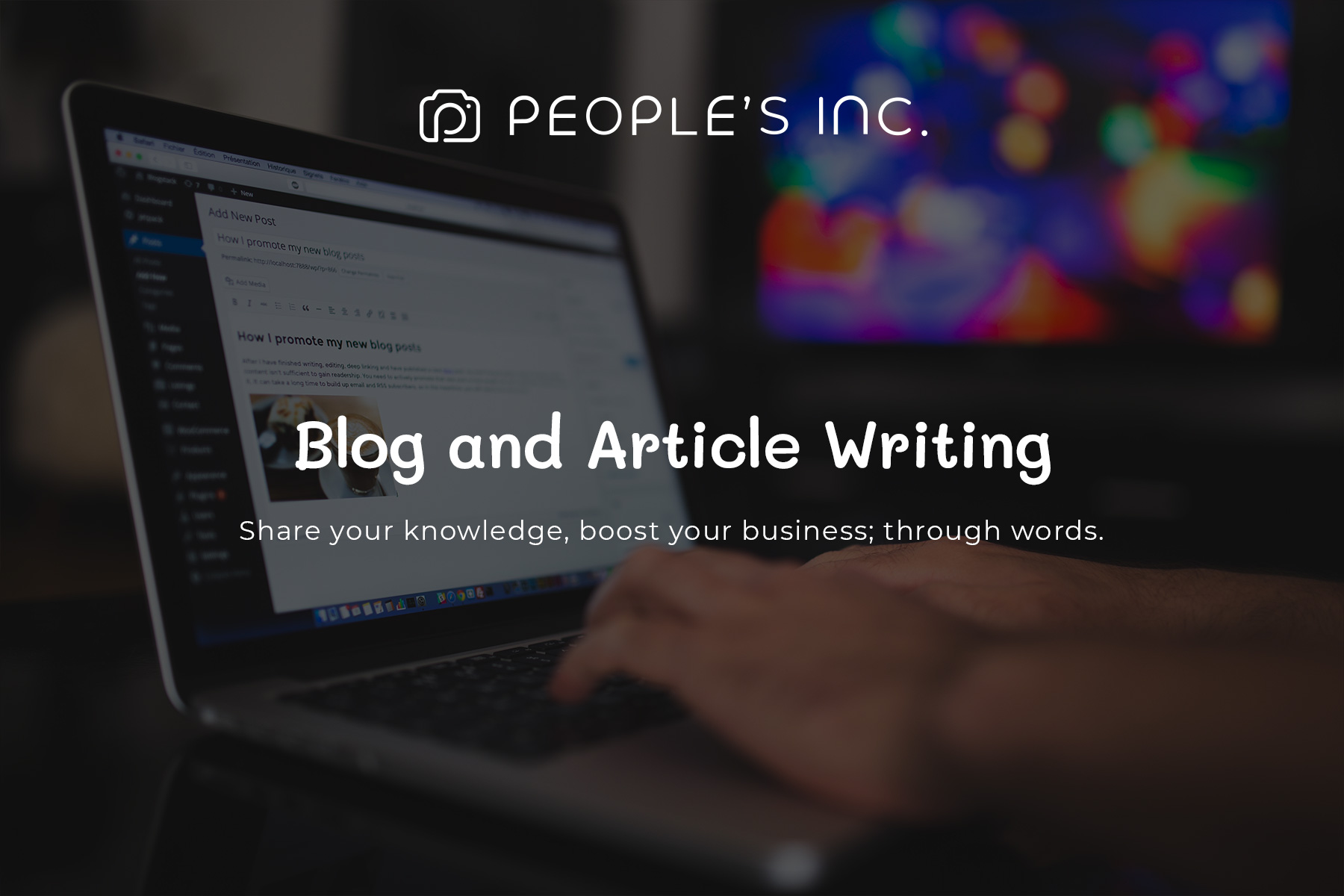 Blog and Article Writing | People's Inc. 360